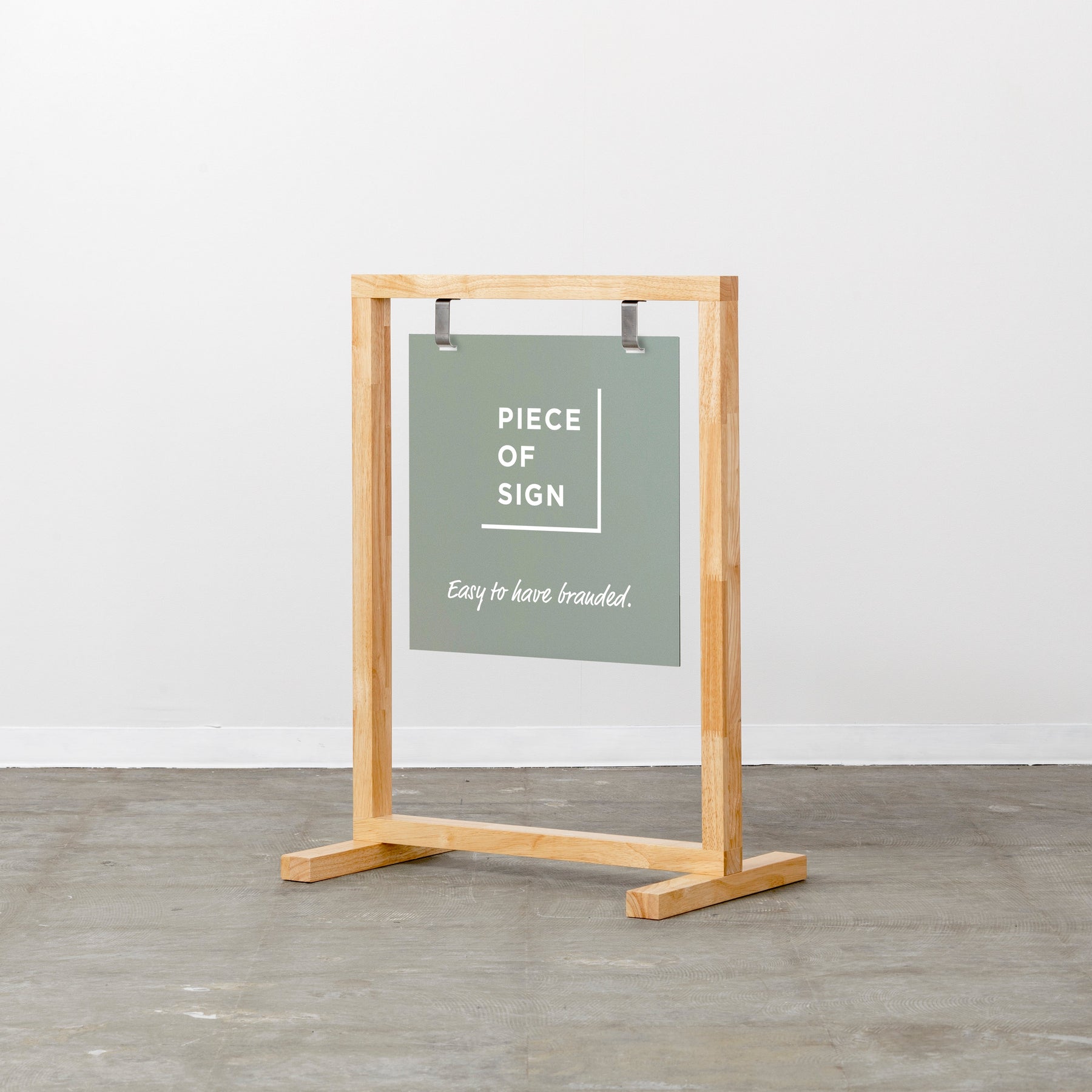 Wood Frame Sidewalk Sign