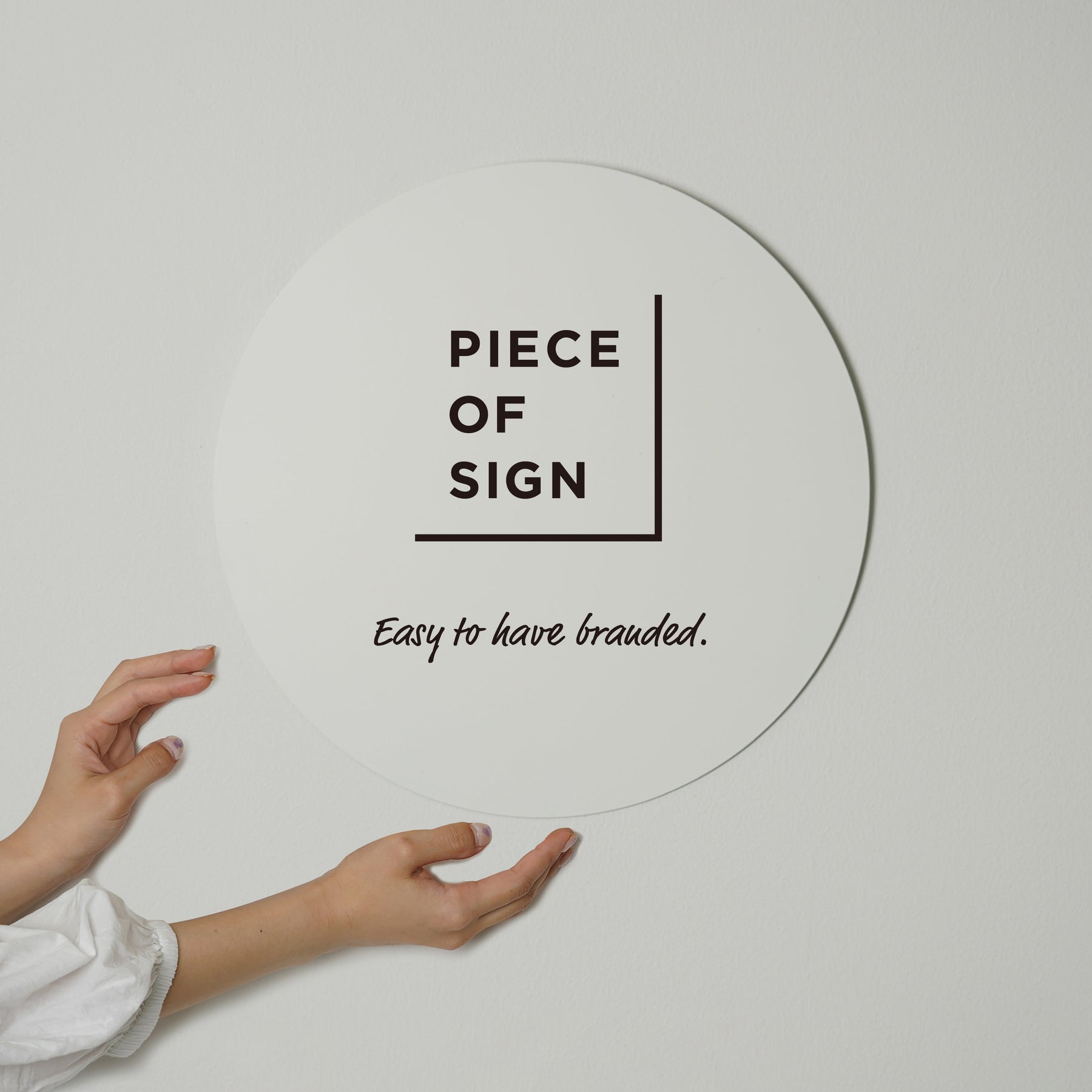 FLAT PLATE WALL SIGN